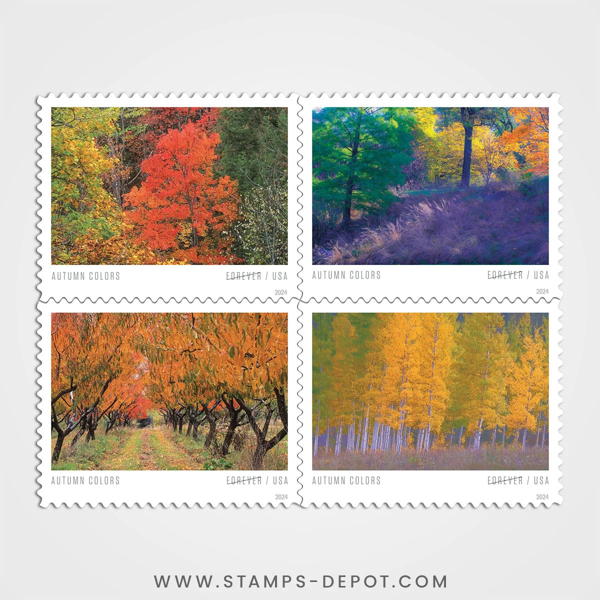 Autumn Colors Stamps – Stamps-Depot.com