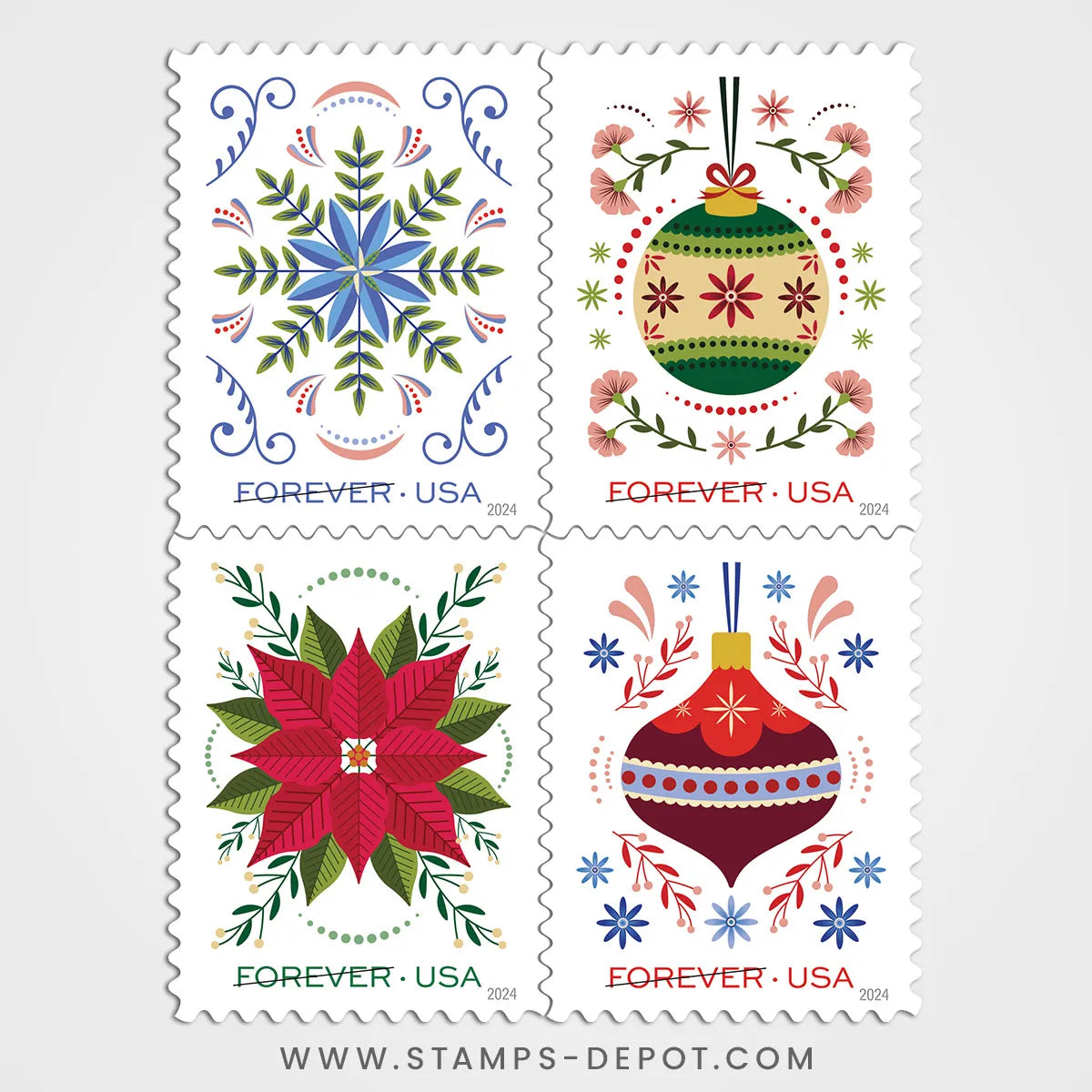 Holiday Joy Stamps – Stamps-Depot.com