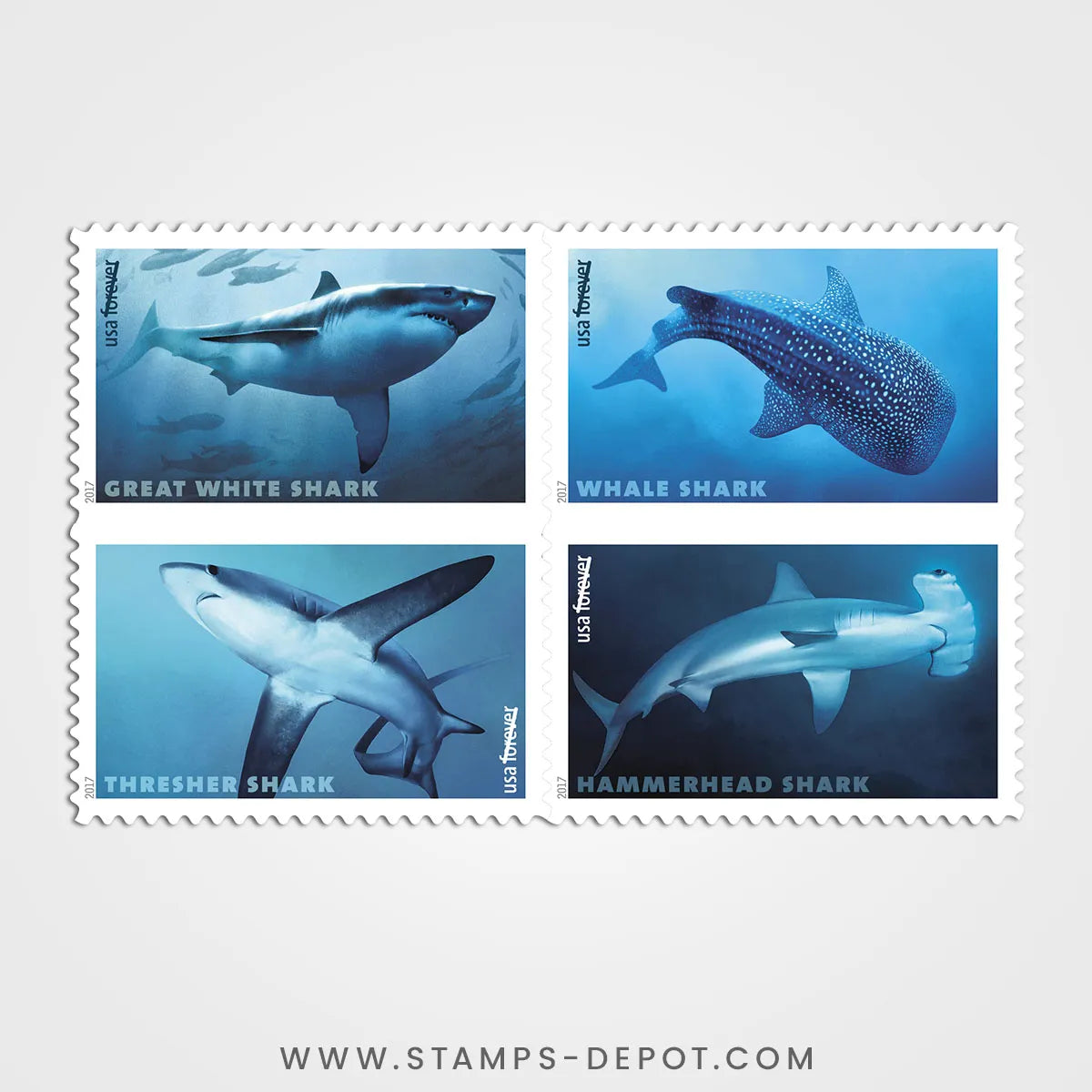 Sharks Stamps – Stamps-Depot.com